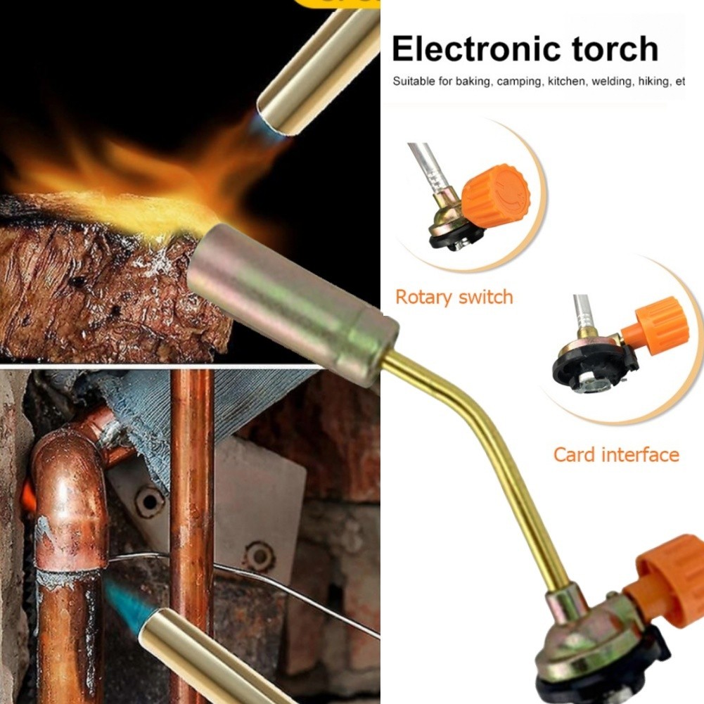 All Bronze Gas Torch Welding Nozzle Heat Flame Gun Bronze Brazing Blow ...