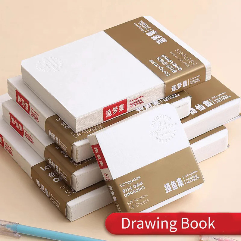 Handheld Drawing Book 200g White Cardboard MINI Portable Watercolor ...