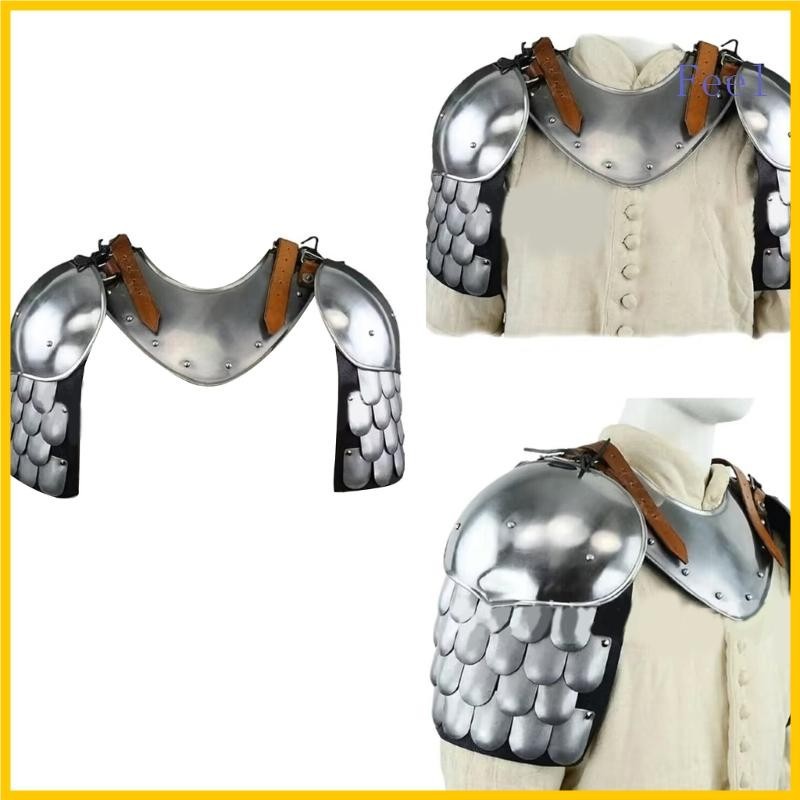 Best Faux Leathers Warrior Double Shoulder Armors Body Chest Harness ...