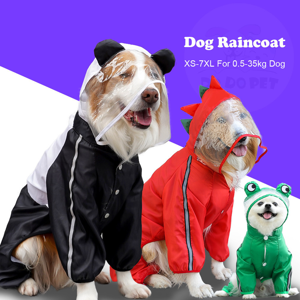 DODO Big Dog Raincoat Waterproof Durable Pet Four-Legged Raincoat ... DODO Big Dog Raincoat Waterproof Durable Pet Four-Legged Raincoat ...