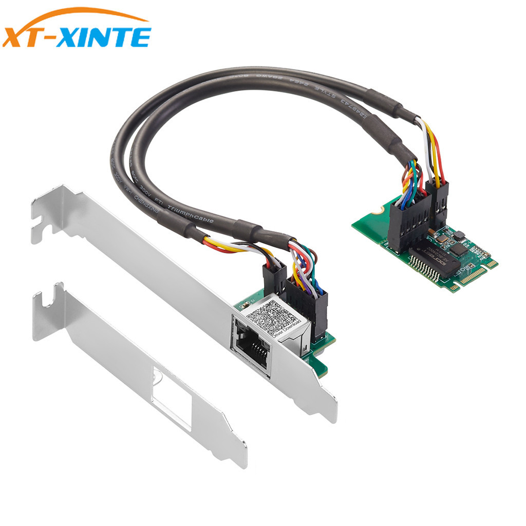 XT-XINTE M.2 B/M Key to RJ45 Interface Gigabit Ethernet Network Adapter 1000M Wired Network Card ...