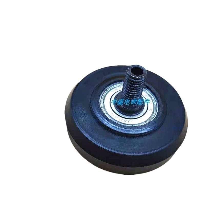 ↬Elevator counterweight guide shoe wheel 80*24*6203 high-speed ladder roller M12 suitable for ...