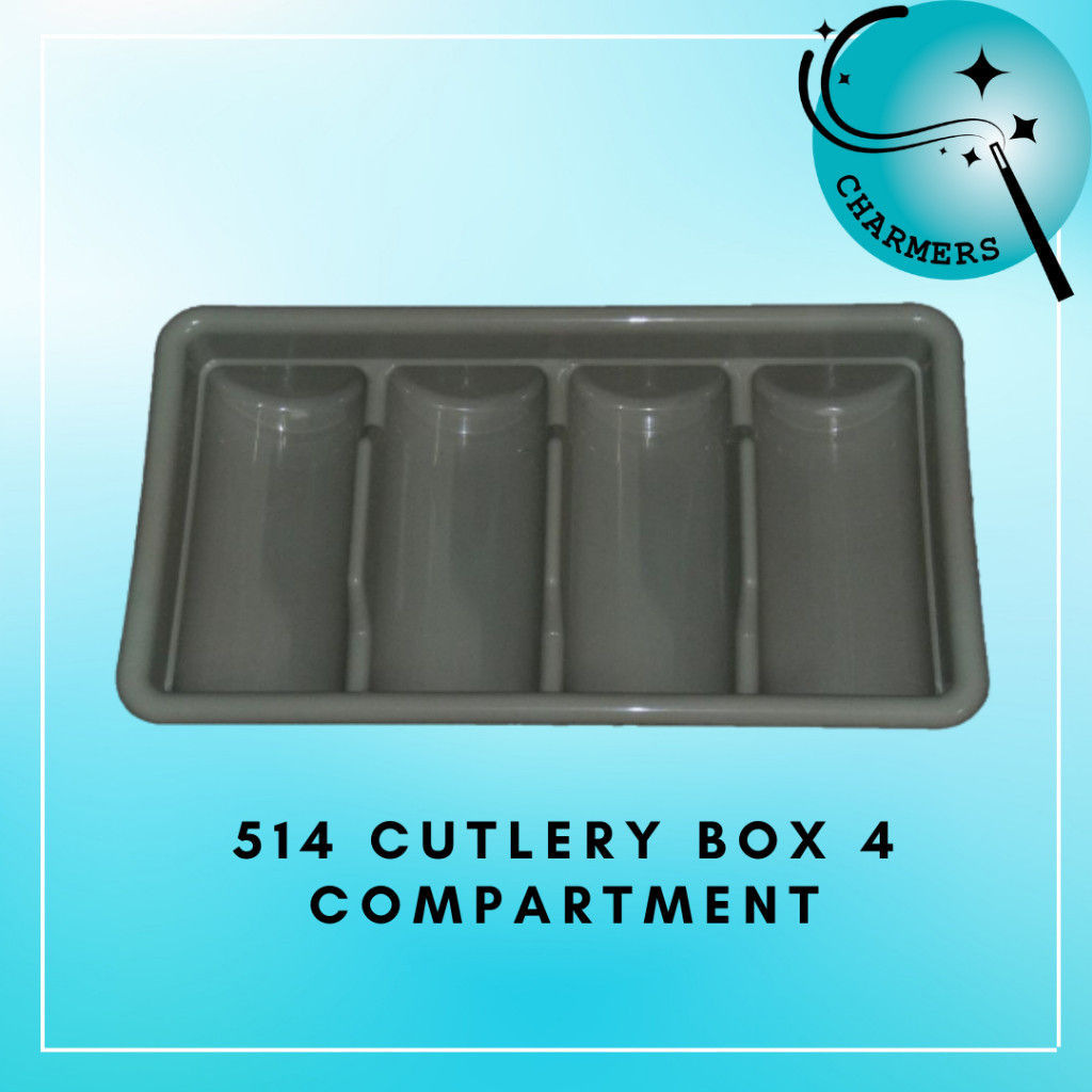 Charmers PH 514 Cutlery Tray Box Organizer Divider 4 Compartment Spoon ...