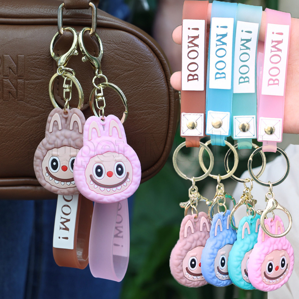 [ Featured ] Labubu Small Sheep Keychain - Kawaii Mirror Keyring - Key ...