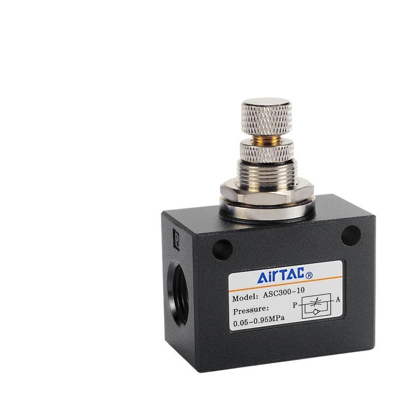 Yadeke Pneumatic Pipeline Speed Regulating Valve Joint One-way Throttle Valve ASC 100-06 200-08 ...