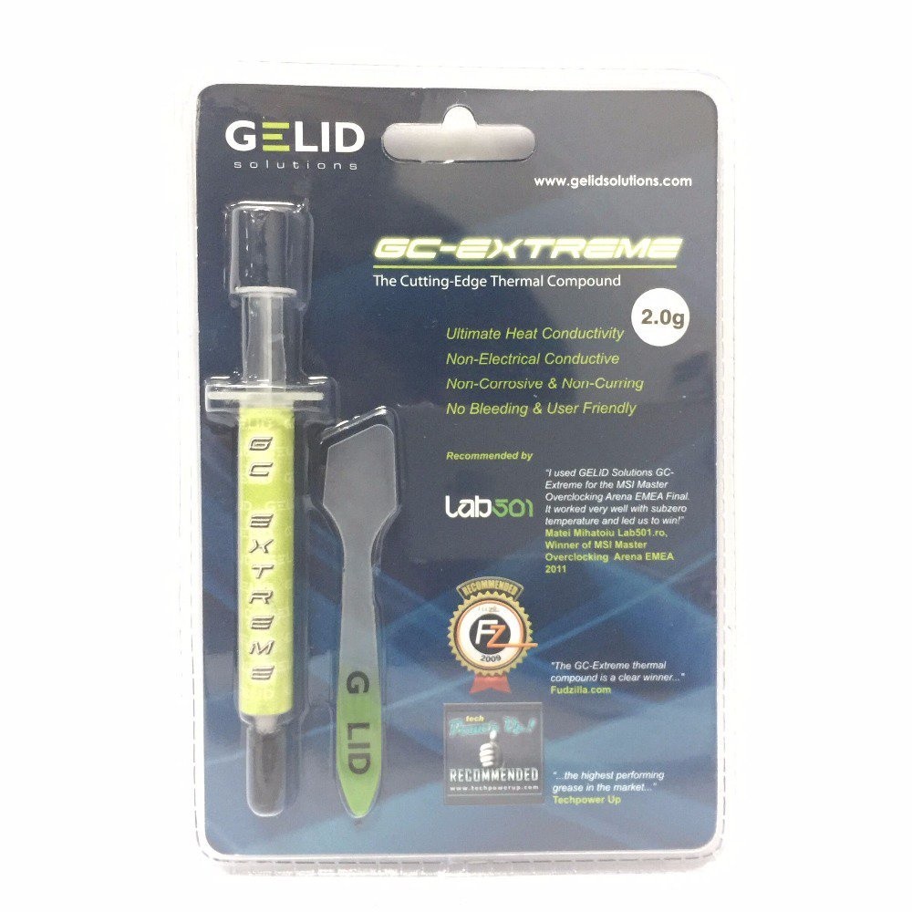 RQ+GELID GC-Extreme 2.0g PC AMD Intel CPU Heat Sink Fan Thermal Grease ...
