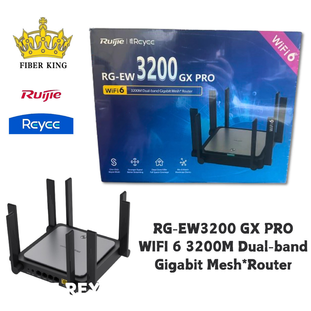RUIJIE REYEE RG-EW3200GX PRO 3200M Wi-Fi 6 Dual-band Gigabit Mesh ...