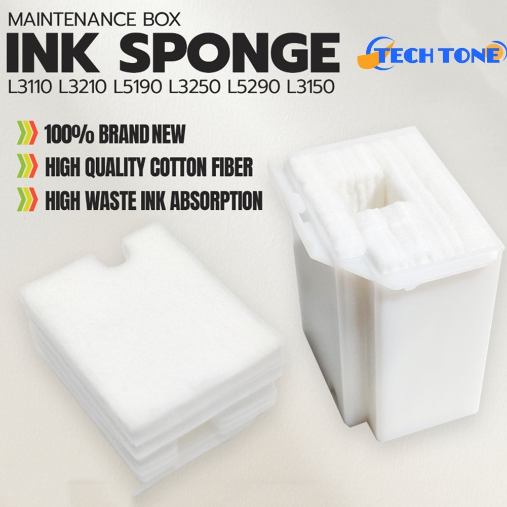 Waste Ink Tank Sponge Pad for Epson L3210 L5190 L5290 L1110 L3108 L3110 ...