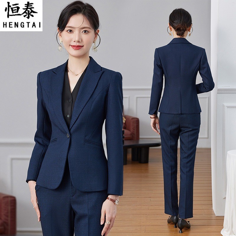 Women's High-End Fashion British Style Suit Jacket Manager Formal Wear ...