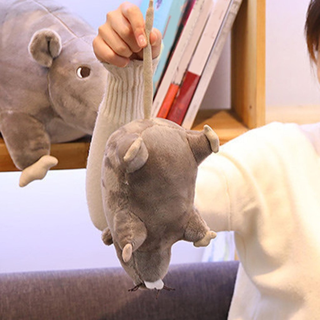 Simulation Mouse Plush Toy Mice Plush Toy Cartoon White Mouse Rag Doll ...