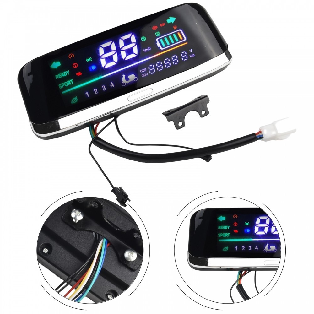 Upgrade Your Electric Bike Ebike Scooter Speedometer with LCD Display ...
