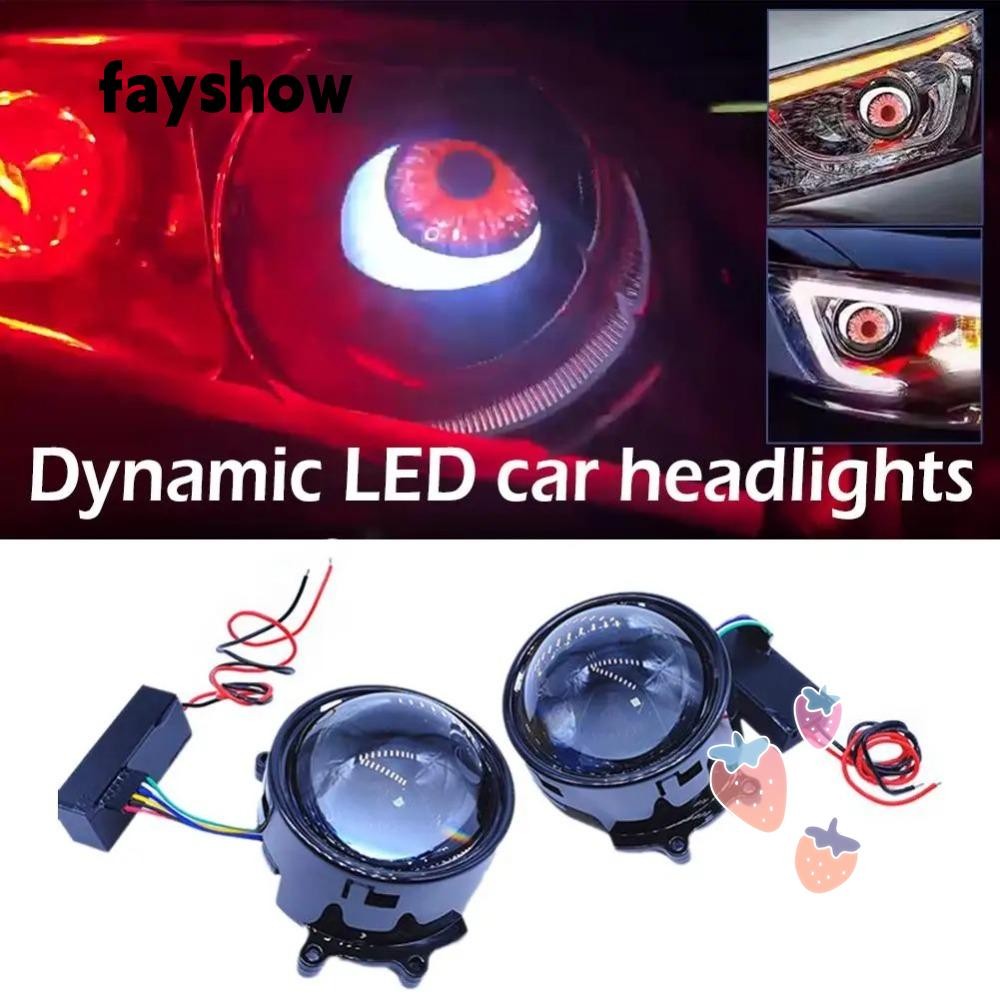 FAY LED Devil Eye Decoration Lamp, Adjustable Retrofit Light Car ...