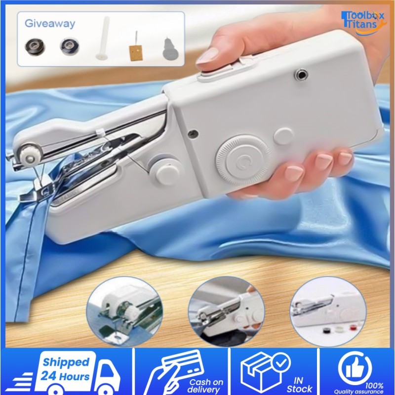 Hand-held Electric Sewing Machine Small Household Multi-functional ...