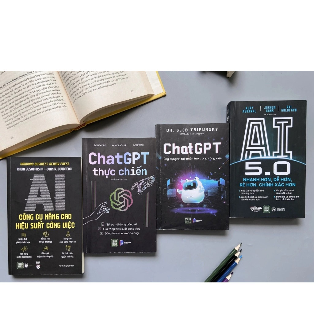 Book - 4 books: GPT Chat + Real Battle GPT Chat + AI 5.0 + AI Tools to ...
