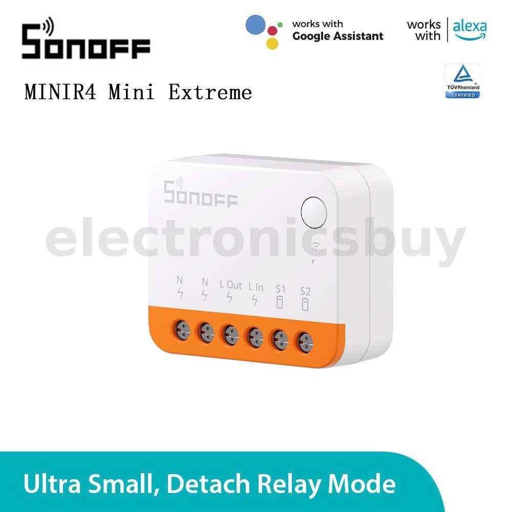 SONOFF MINI R4 Wifi Switch Module Smart Wi-Fi Two Way Switch Smart Home ...