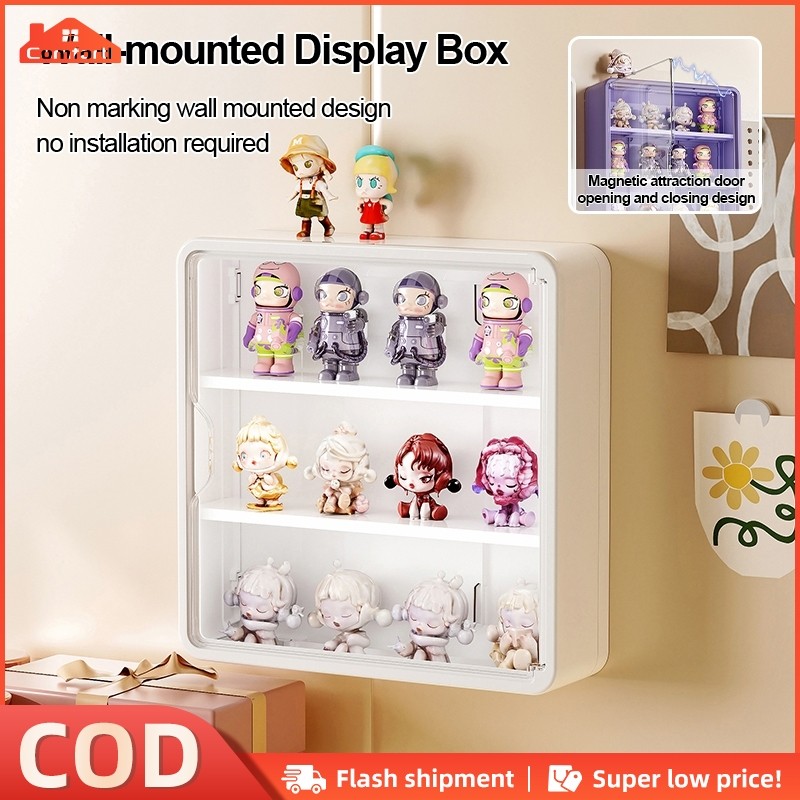 Popmart Wall Mounted Acrylic Display Rack Case Blind Storage Box ...