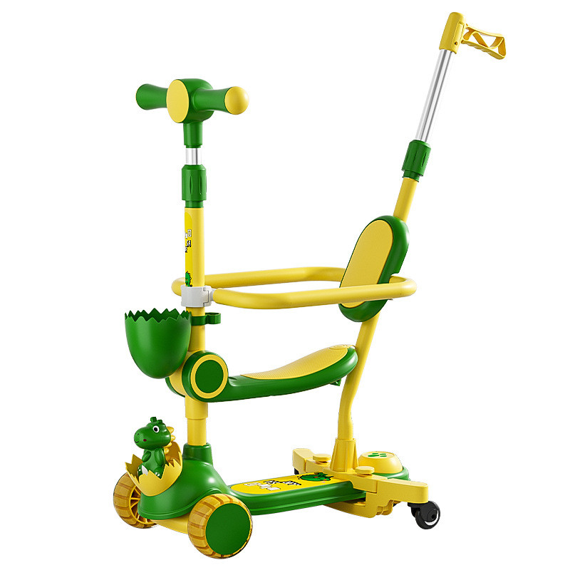 Children's Scooter 3-in-1 Foldable Baby Scooter1-3-6Year-Old Boys and ...