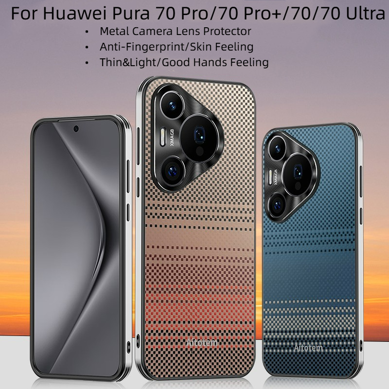 Luxury Metal Camera Lens Protector Leather PC Hard Phone Case For ...