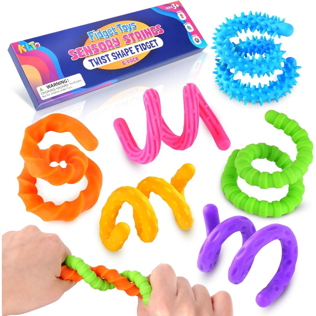 Fidget Toys Sensory Stick: Textured Calming Sensory Toys for Autism Kids, Anxiety Relief Fidgets ...