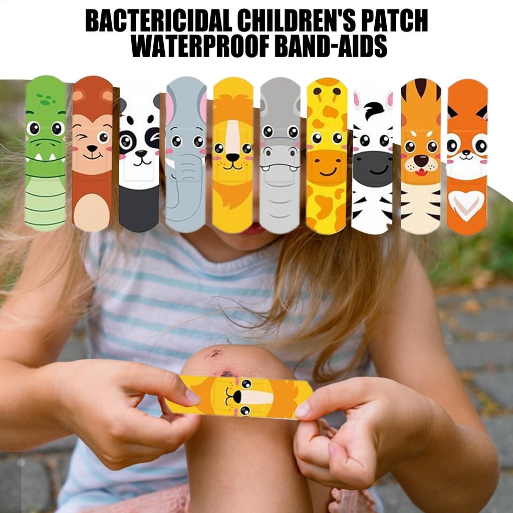 Cute Bandages For Kids Cartoons Colorful Adhesive Bandage Waterproof ...