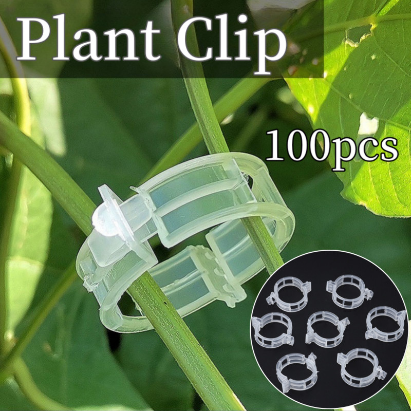 50pcs Plant Clip/Reusable Garden Fixing Clips/Plastic Plant Clips ...