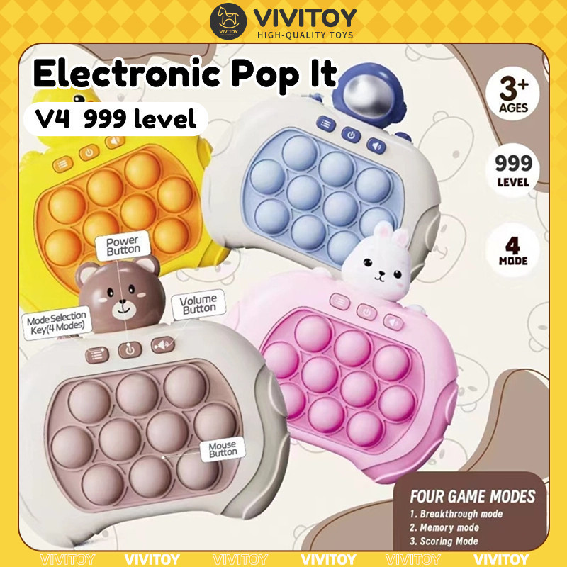 999 Levels v4 Quick Push Game Pop It Electronic Educational Puzzle Game ...