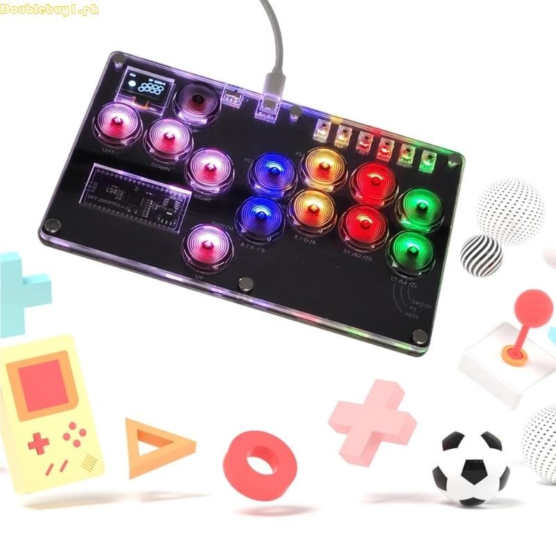 Doublebuy SOCD Fighting Box Mini Hitbox LED Fight Stick Controller ...