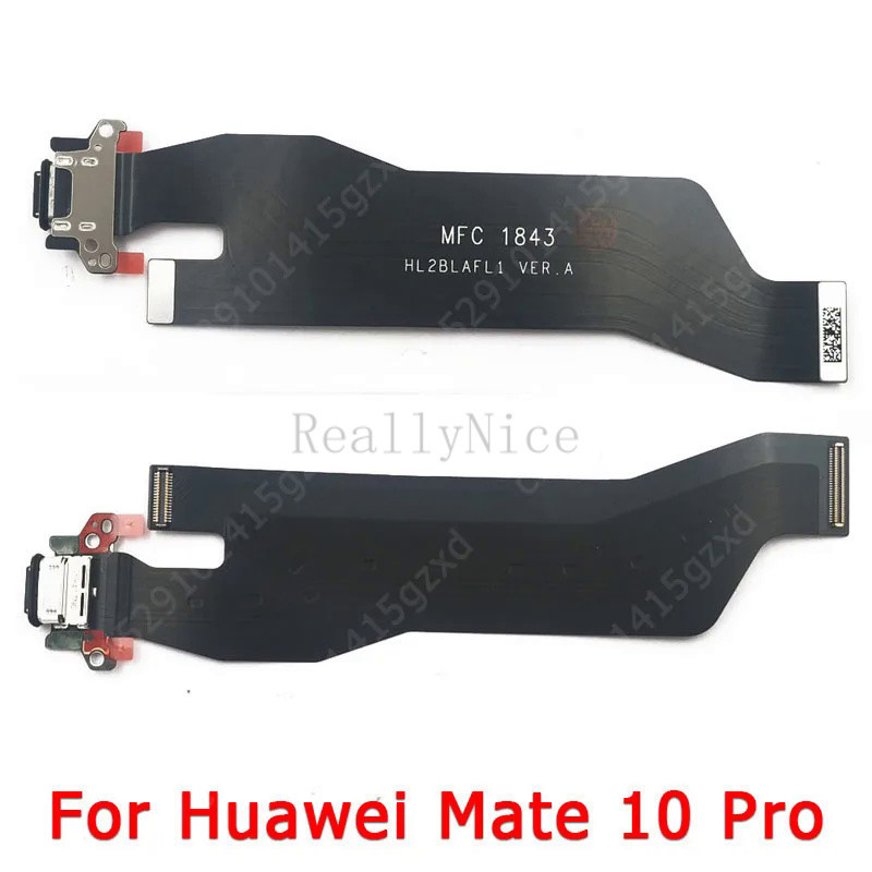 USB Charging Port For Huawei Mate 10 Pro Mate10 10Pro PCB Charge Dock Connector Flex Cable ...