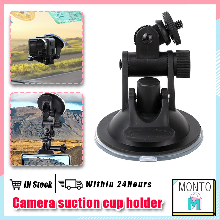 Suction Cup Mount Car Windshield Holder Mount for GoPro Hero 4/3+/3/2/1 ...