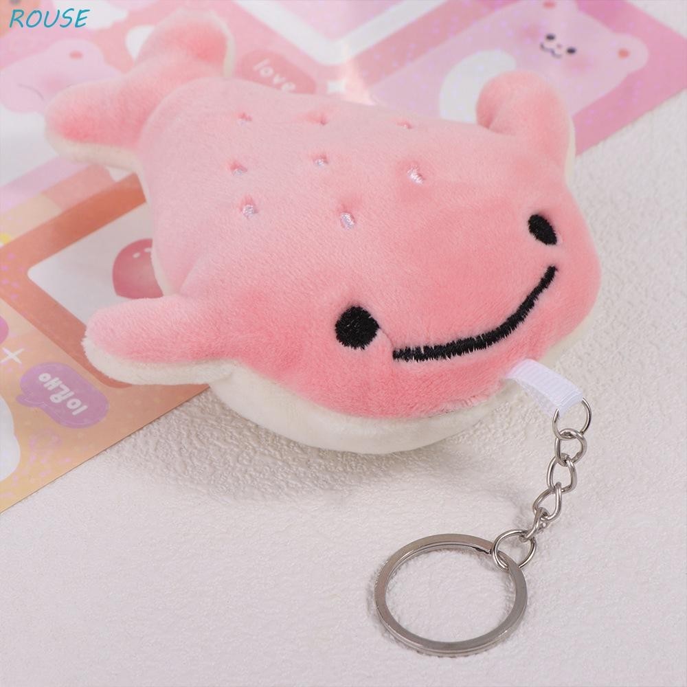 ROUSE Cartoon Whale Keychain, Animal Whale Soft Stuffed Animal Whale ...