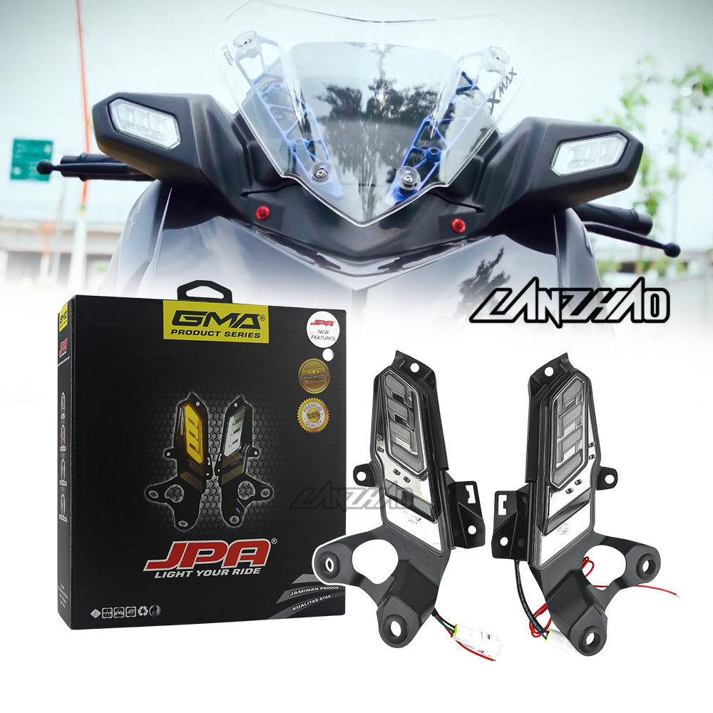 For YAMAHA XMAX 300 V2 2023-2024 JPA LED Turn Signal Lights Integrated ...