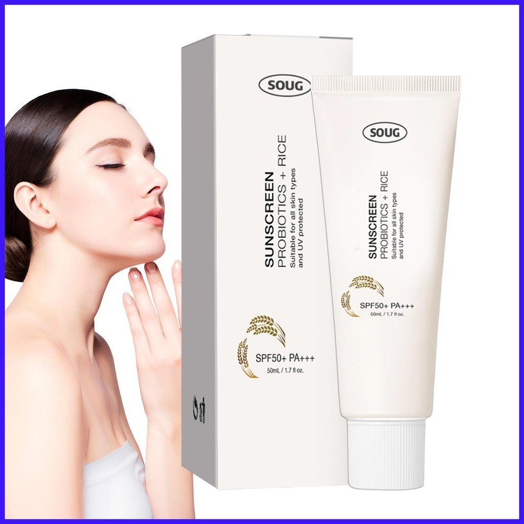 Sunblock Lotion SPF50 Lightweight Face Sunscreen Moisturizer Face ...