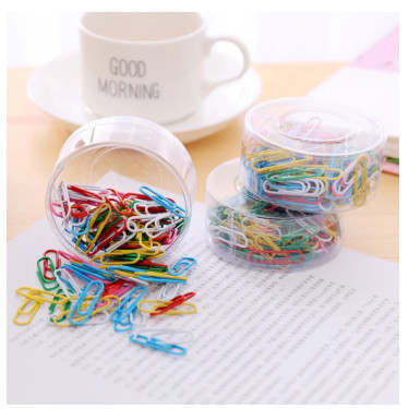50 pcs creative multifunctional paper clip color binding pin | Shopee ...