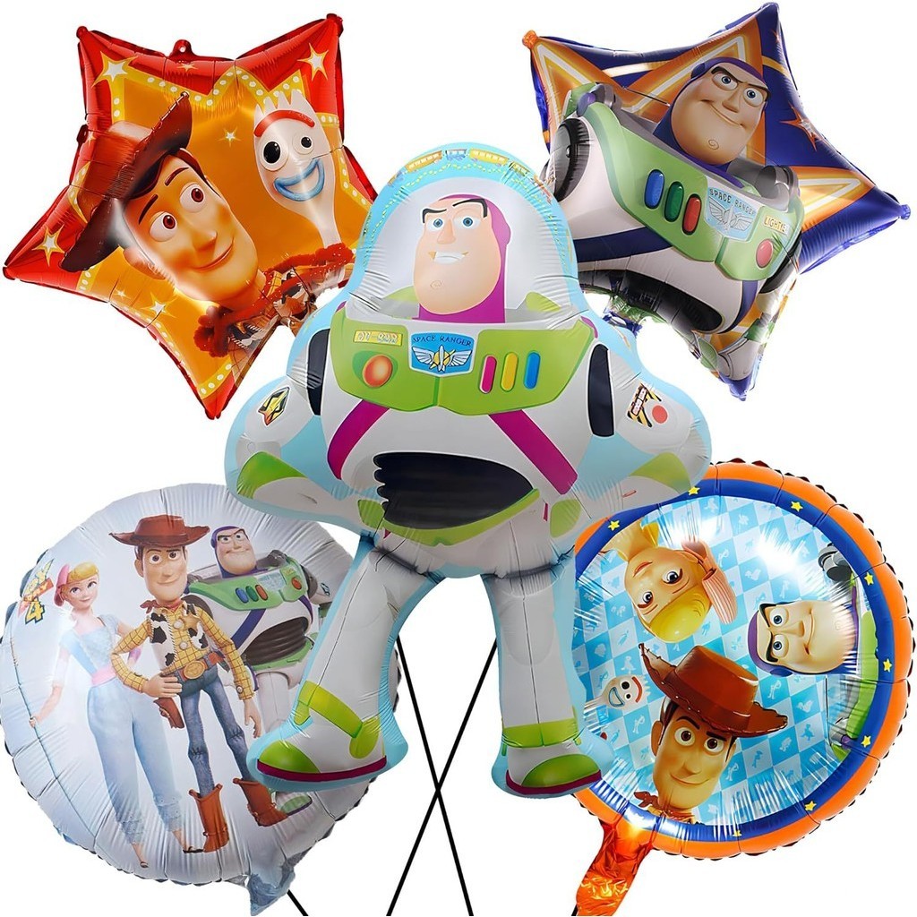 Cartoon Style Toy Story Balloon Buzz Decoration Aluminum Film Balloon ...