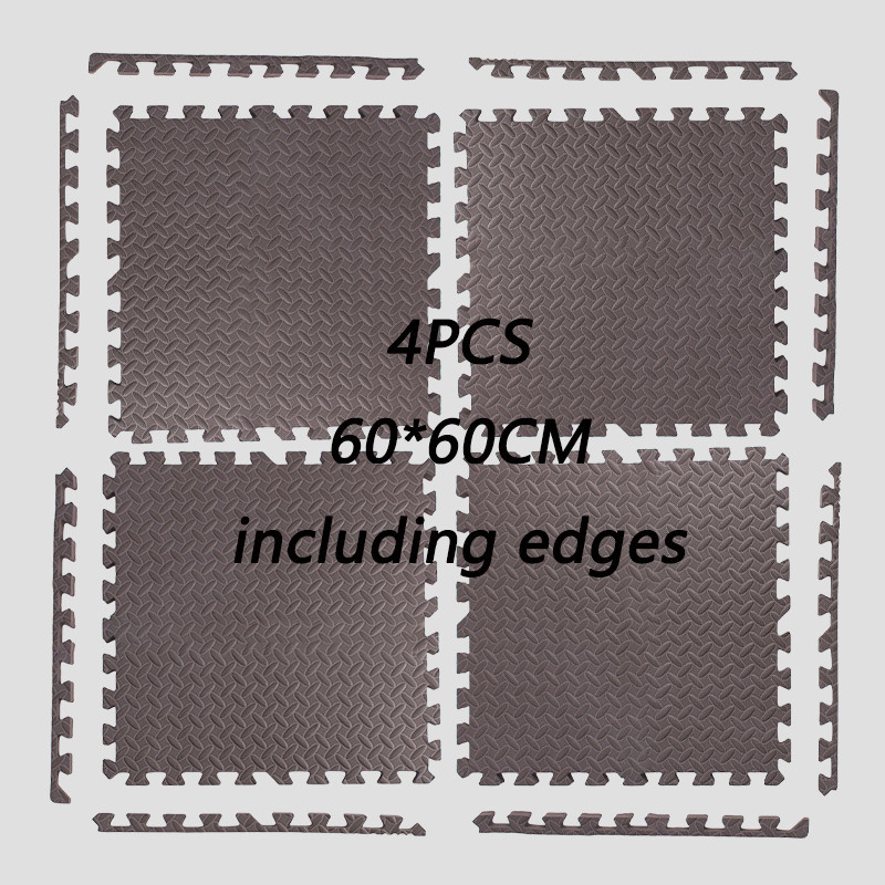 4in1 Big Puzzle Mats 60x60cm Kids Foam Floor Mat Bedroom Anti-collision ...