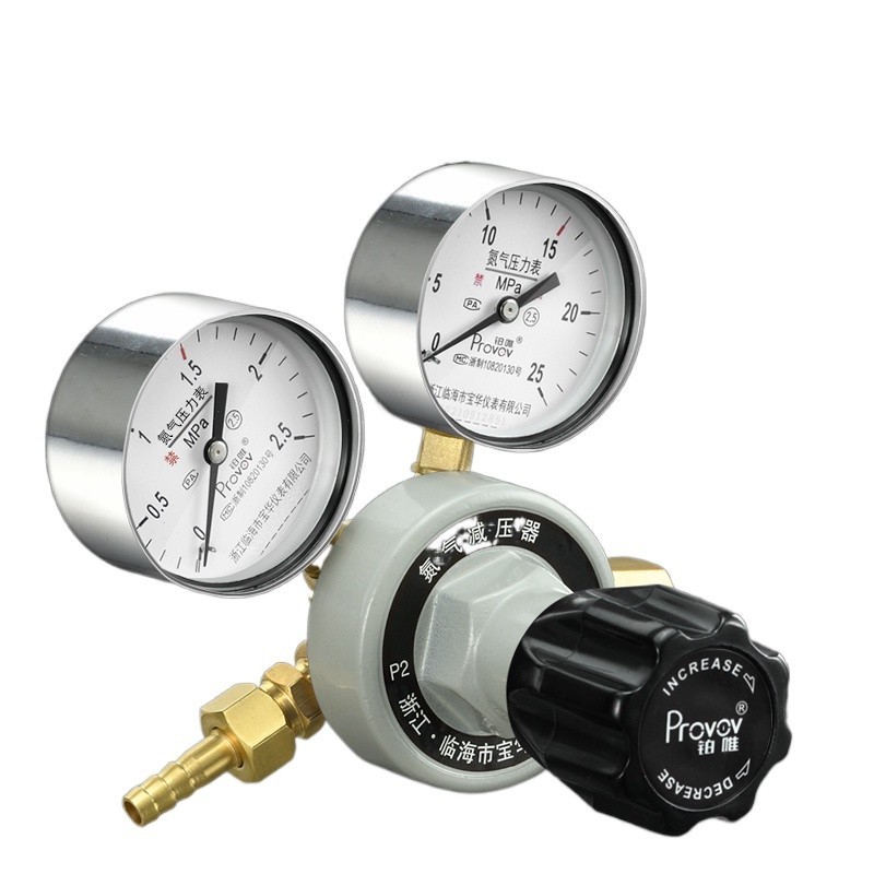 ₪Nitrogen pressure reducing valve YQD6 pure copper high pressure ...