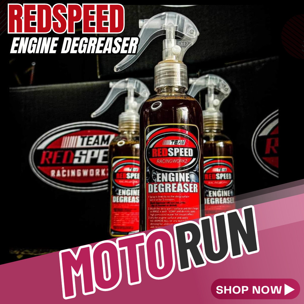 * Redspeed Motorcycle Engine Degreaser ORIGINAL 250ML. (motorun_ph) | Shopee Philippines