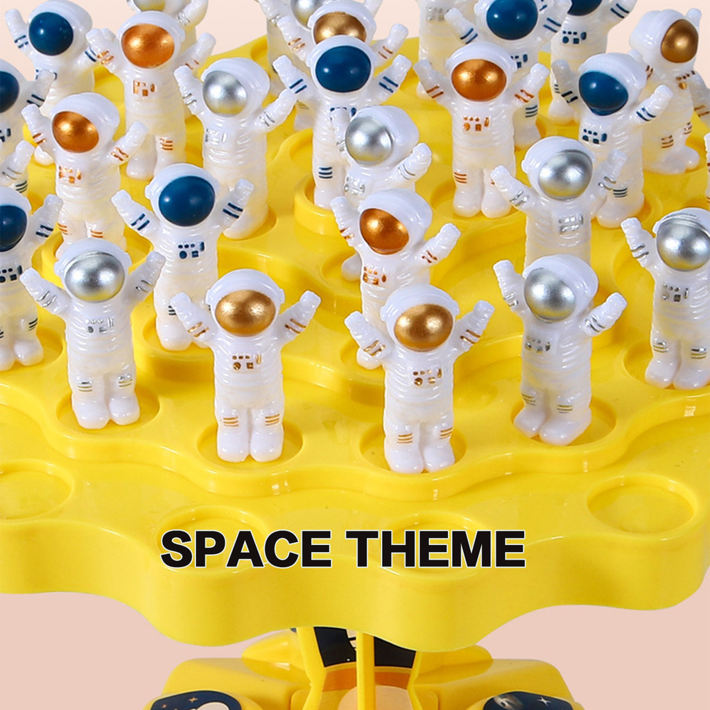 Montessori Astronaut Balance Toys Stackable Balance Tree Toy ...