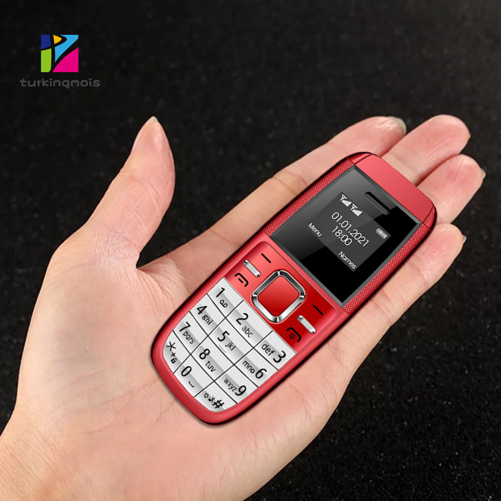 ZTUR_ Mini BM200 Mini Keypad Phone Dual-Cards Dual Standby Without ...