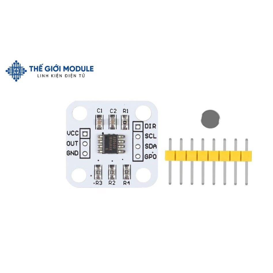 AS5600 I2C magnetic angle sensor Module - thegioimodule | Shopee ...