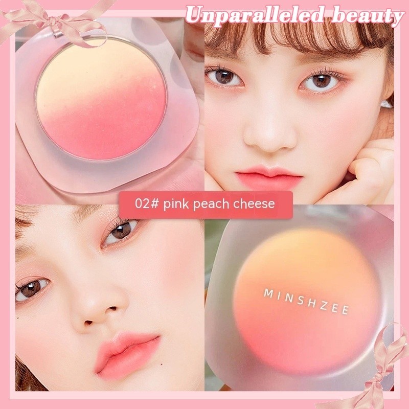 Gradient Blush Waterproof Anti-sweat Powder Delicate and Easy to Color ...
