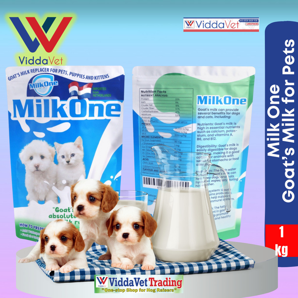 1 Kg Milk One Goat Milk Milk For Pets Milk Replacer Milk Kitten 1 kg ...