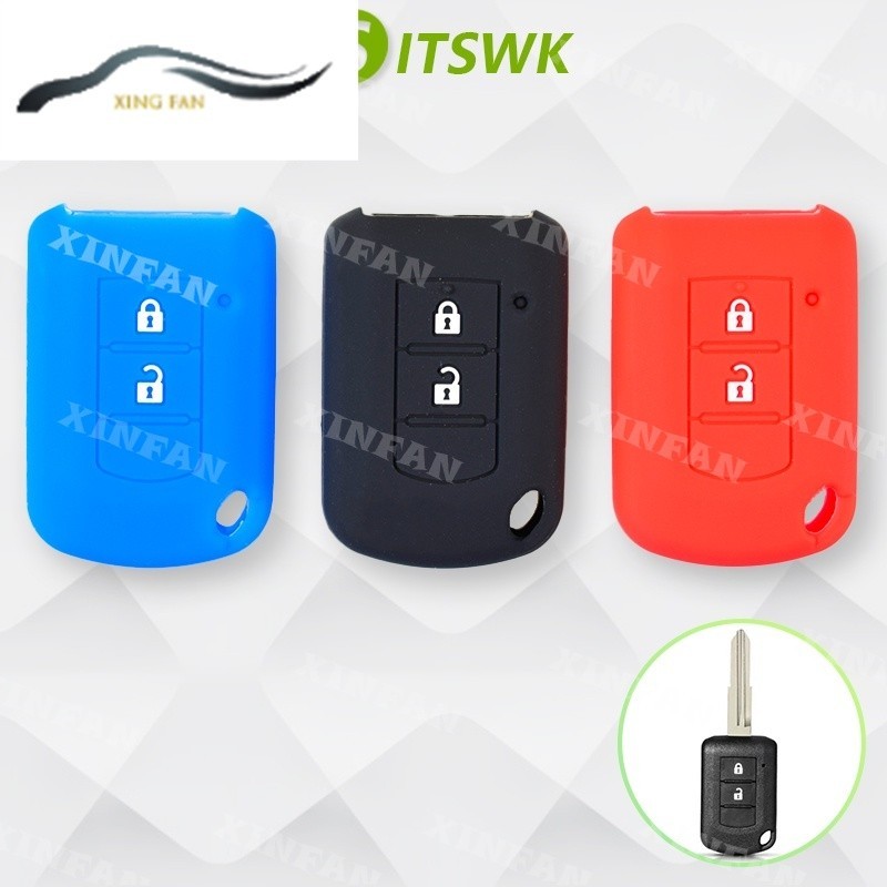 XF Car Key Case Silicone Cover For Mitsubishi Montero Mirage G4 Xpander ...