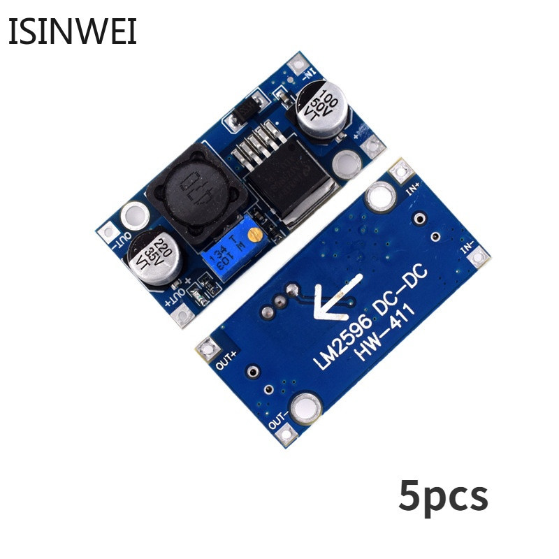 5pcs LM2596s DC-DC Step-down Power Supply Module 3A Adjustable Step-down Module LM2596 Voltage ...