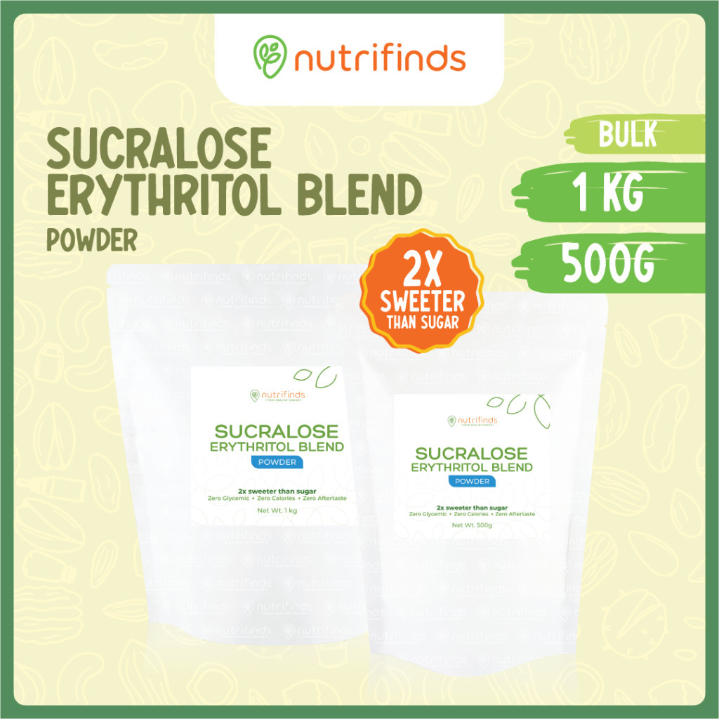Nutrifinds® Sucralose Erythritol Blend Powder - 2X Sweet - BULK ...