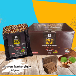 CHOCOLATE HAZELNUT High Energy Bar 120g x 12pcs (1 Box) - Exp. Date ...