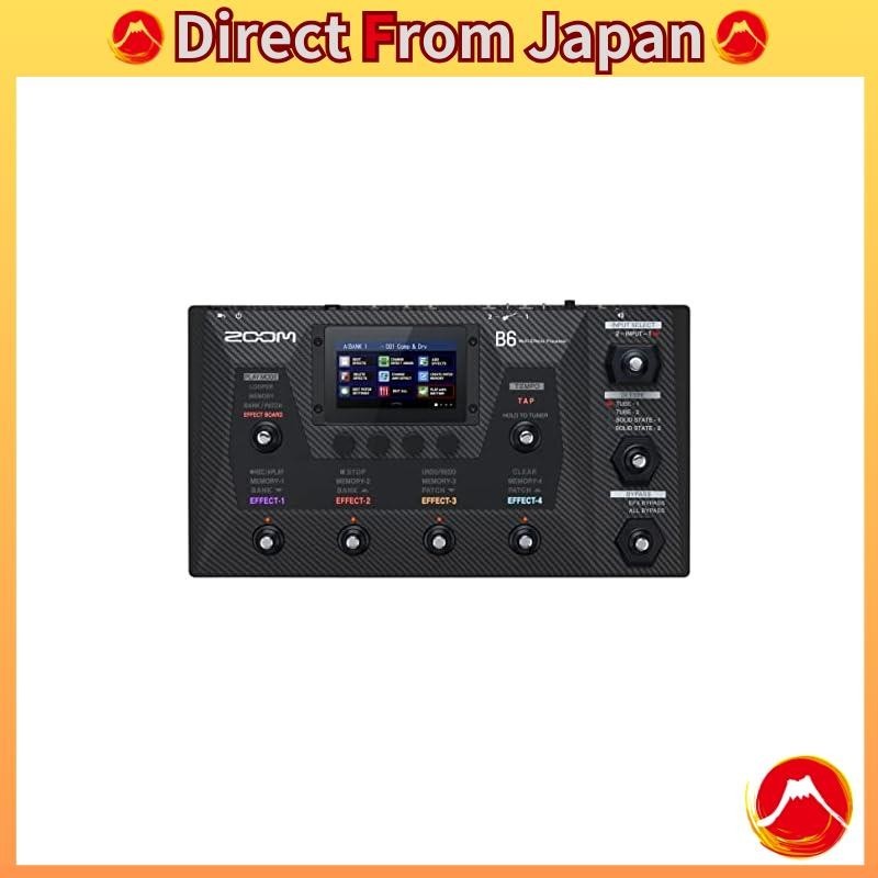 ZOOM B6 Bass Multi-Effects Processor for bass guitar. 【Direct from ...