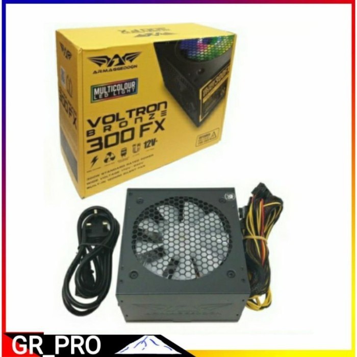 Power Supply Armaggedon voltron bronze 300FX-600 WATT multicooler LED | Shopee Philippines