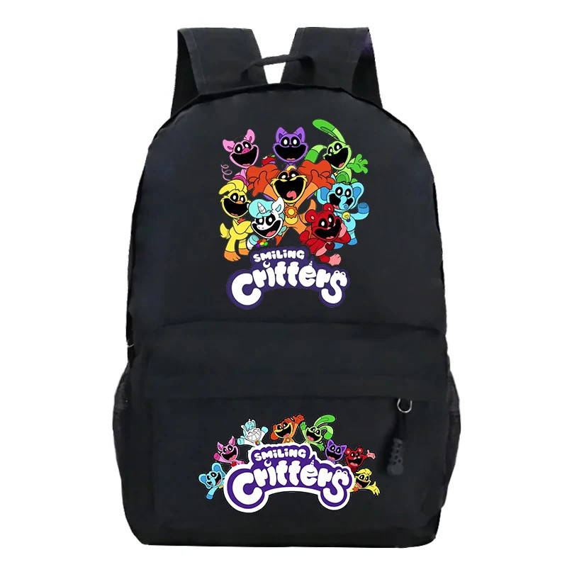 Smiling Critters Backpack Children Anime School Bags Boys Girls Back to ...