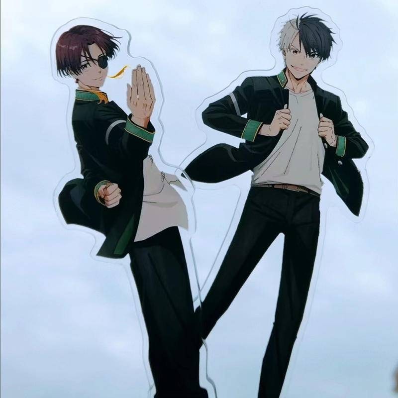 4 styles Anime Wind Breaker Figure Cosplay Acrylic Stands Sakura Haruka ...